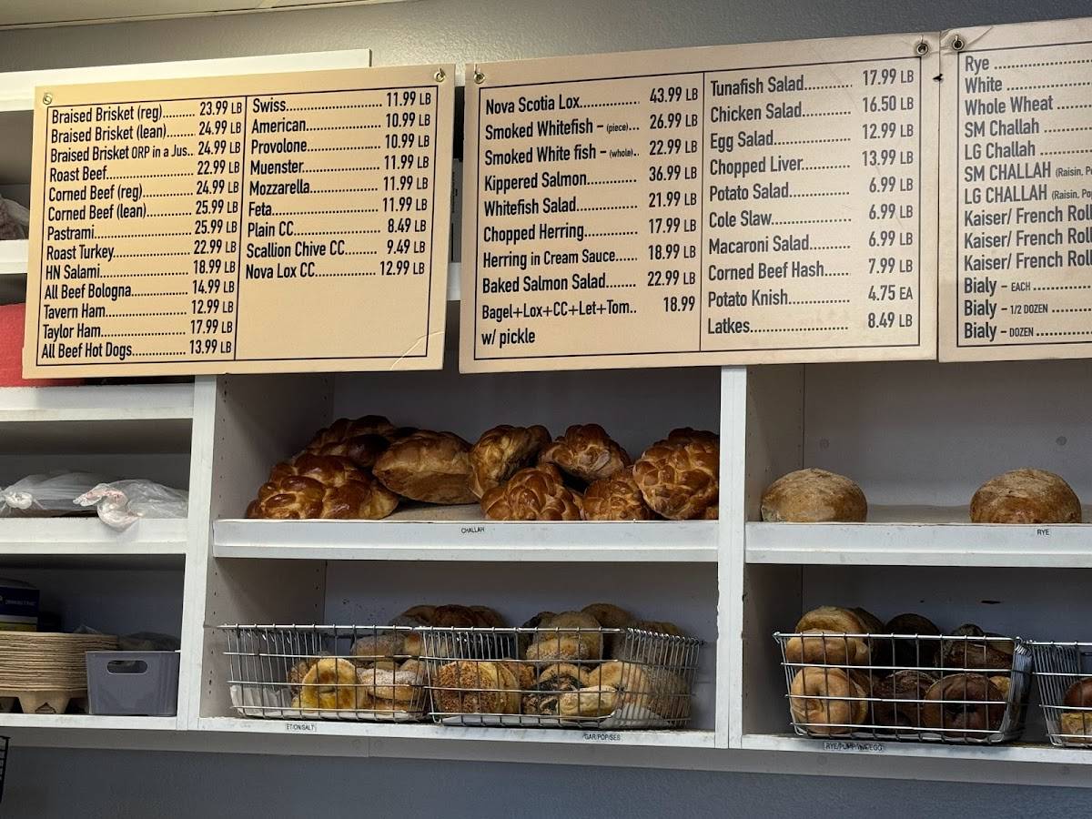 Menu at Fisher’s Deli (formerly Weiss Deli) restaurant, Henderson