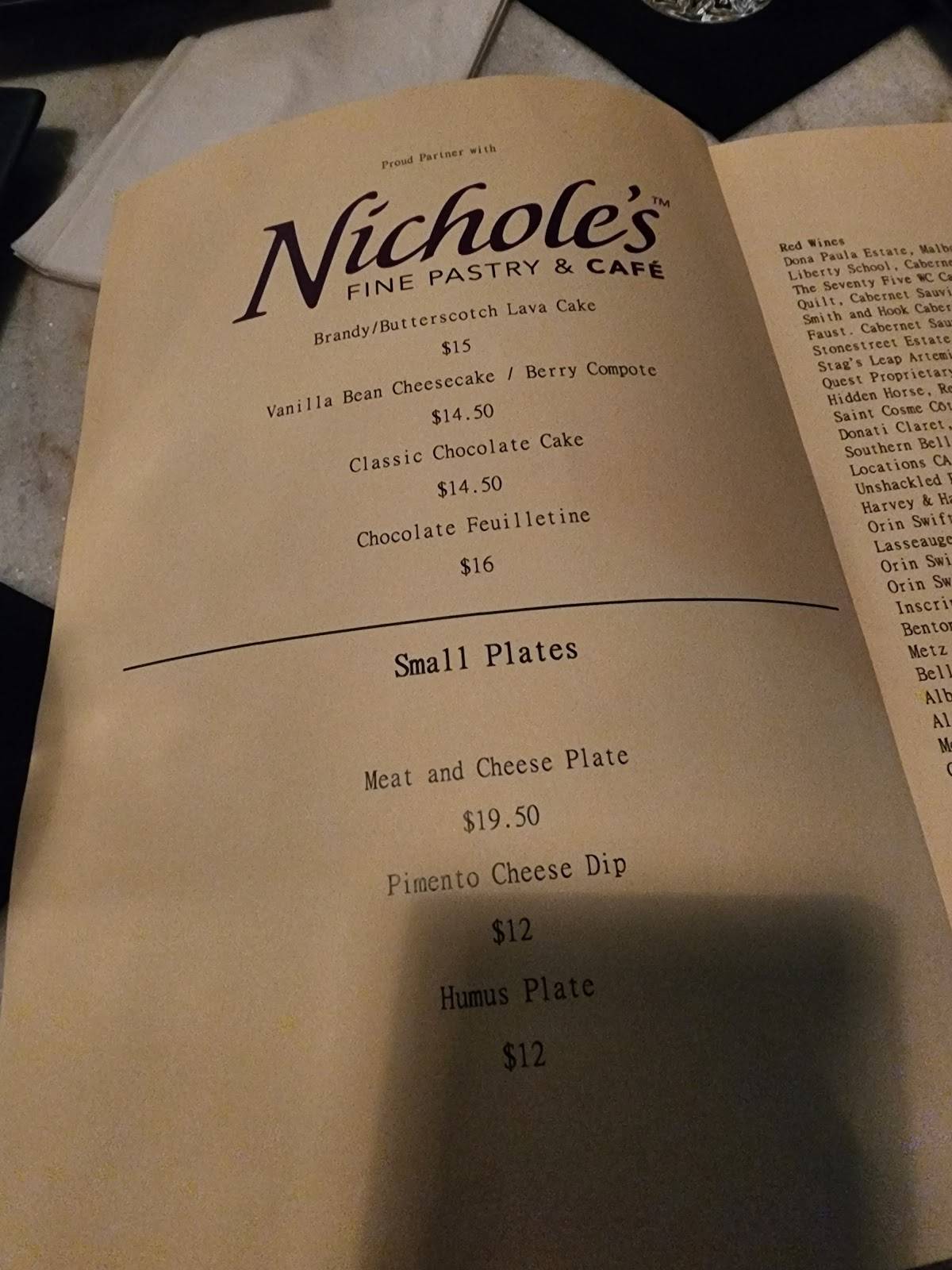 Menu at The Noble Hare pub & bar, West Fargo