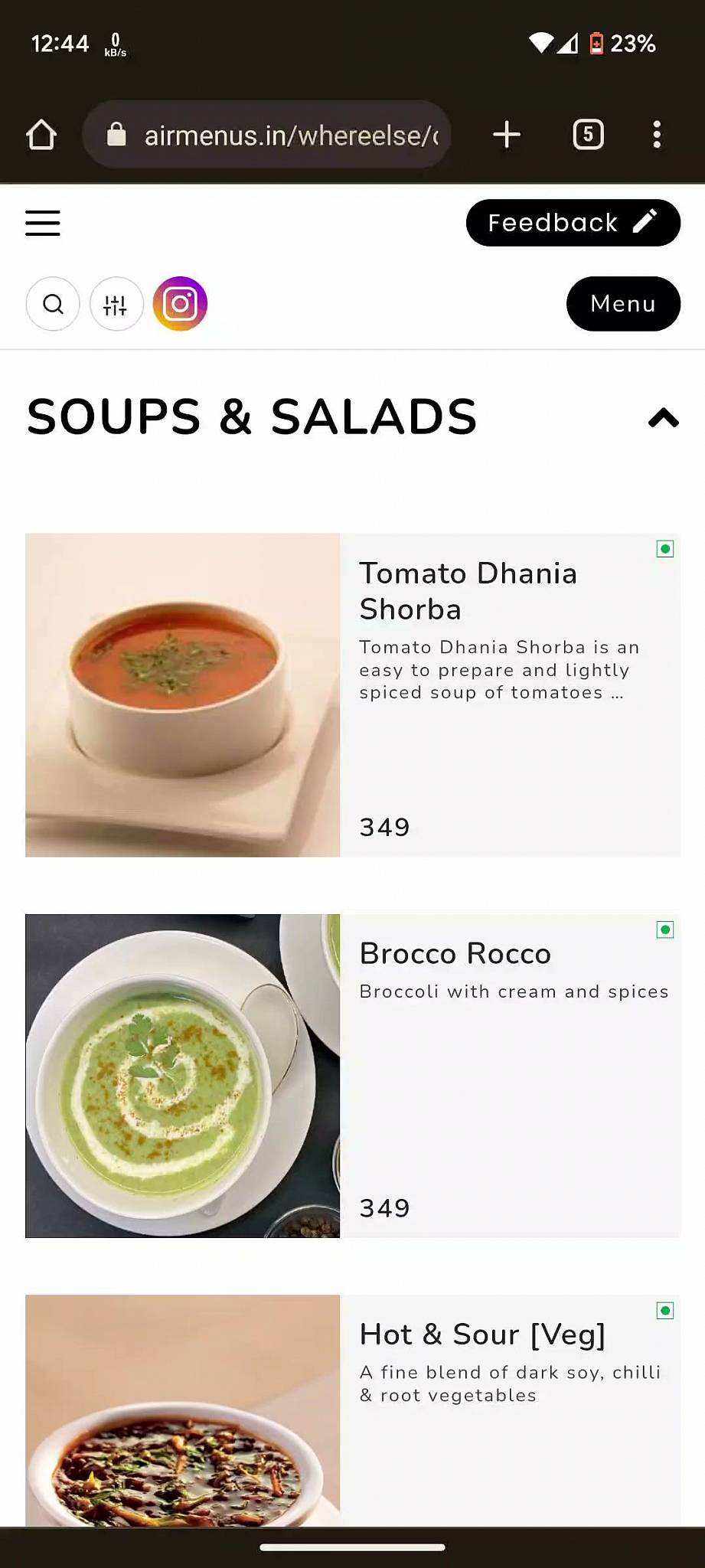 Menu at Where Else BYOB & Cafe, Gurugram
