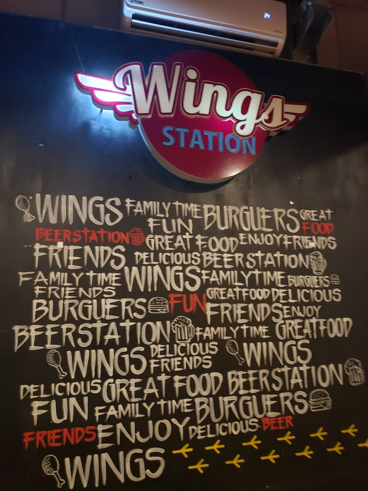 Menu at Wings Station restaurant, Delicias, Av. Río Chuviscar 110