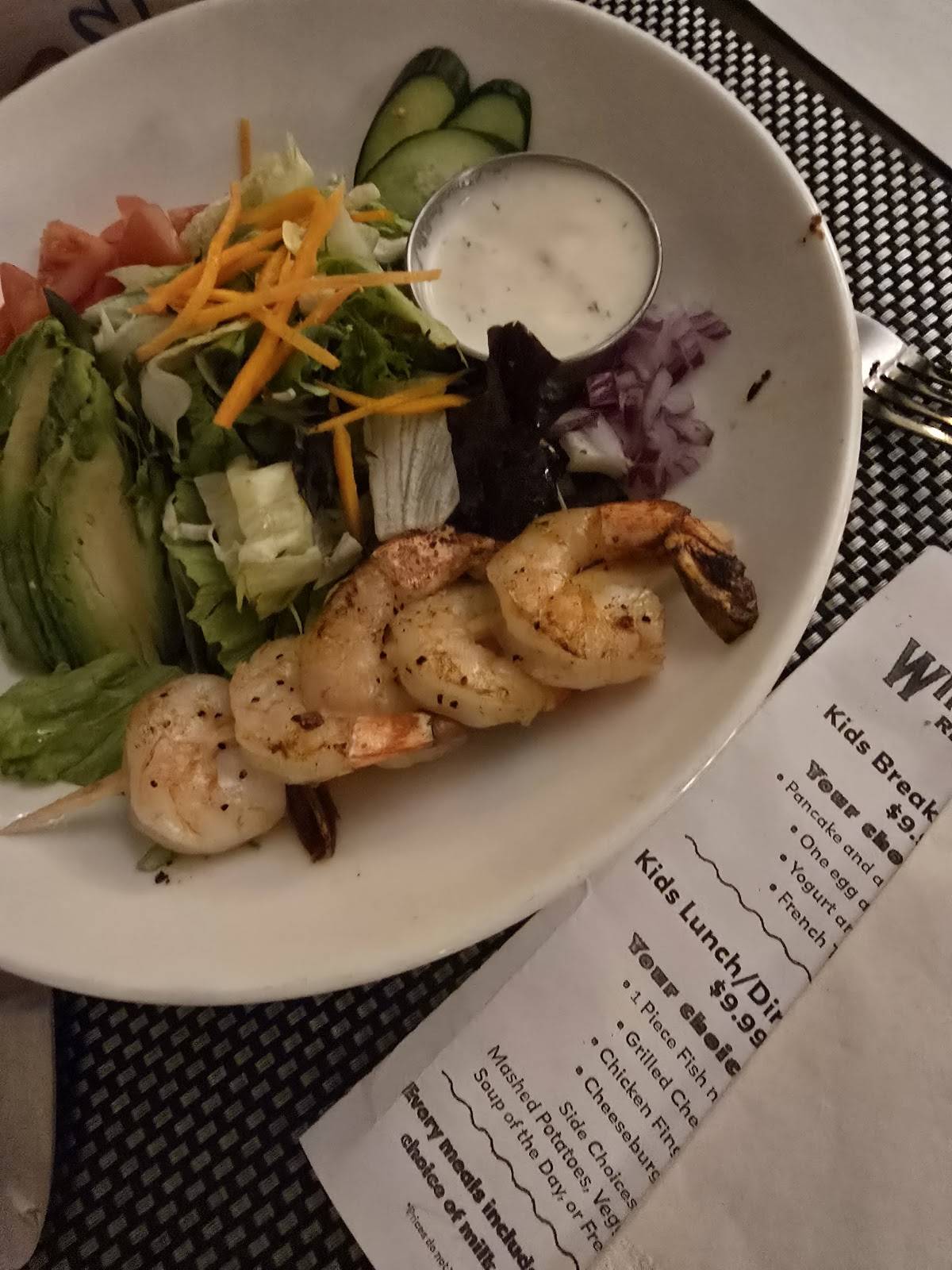 Menu at Winston’s Resto-Bar, Prince George