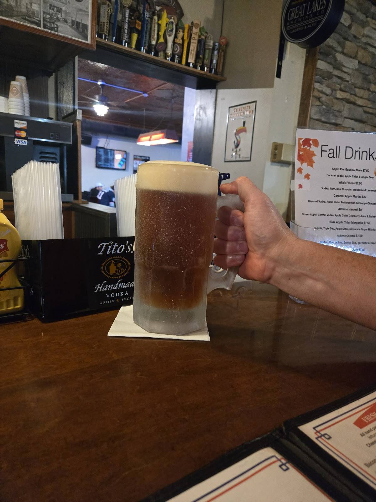 Menu at Wonder Bar & Grille - Milan, OH, Milan, 48 Front St