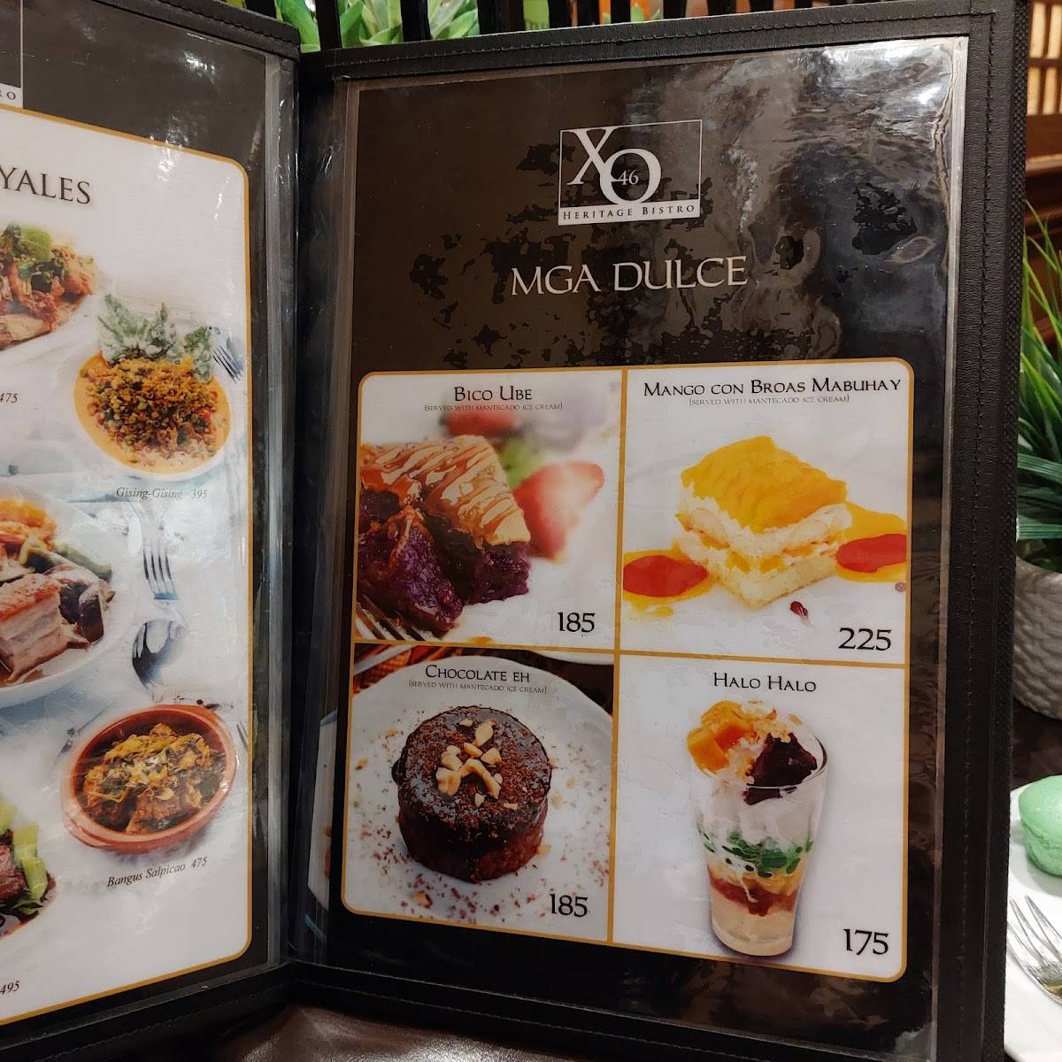 Menu at XO 46 Heritage Bistro - S' Maison restaurant, Pasay, GXJJ+W3X