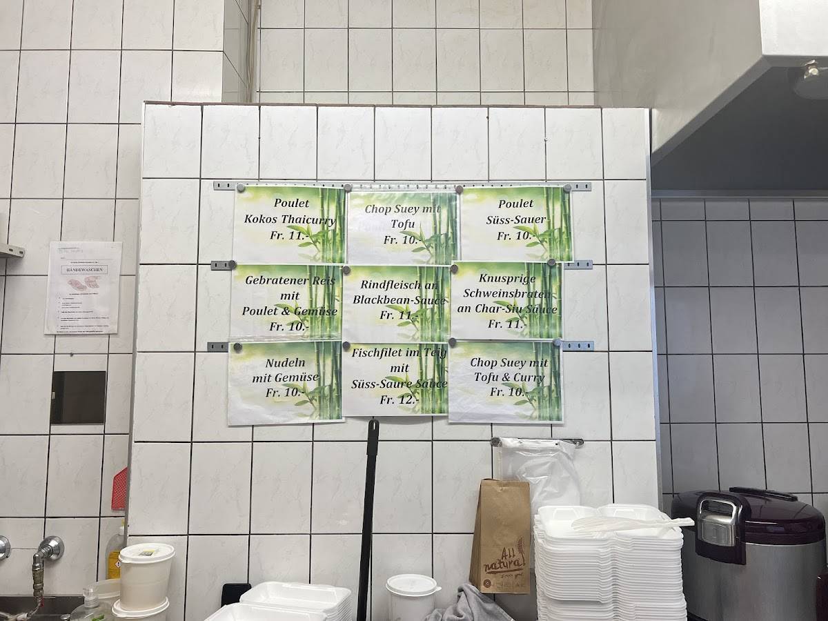 Speisekarte von Yu Hao Take Away, Bern, Sternengässchen 5