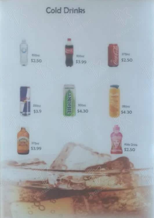 Menu at Yumm Kebab fast food, Strathpine