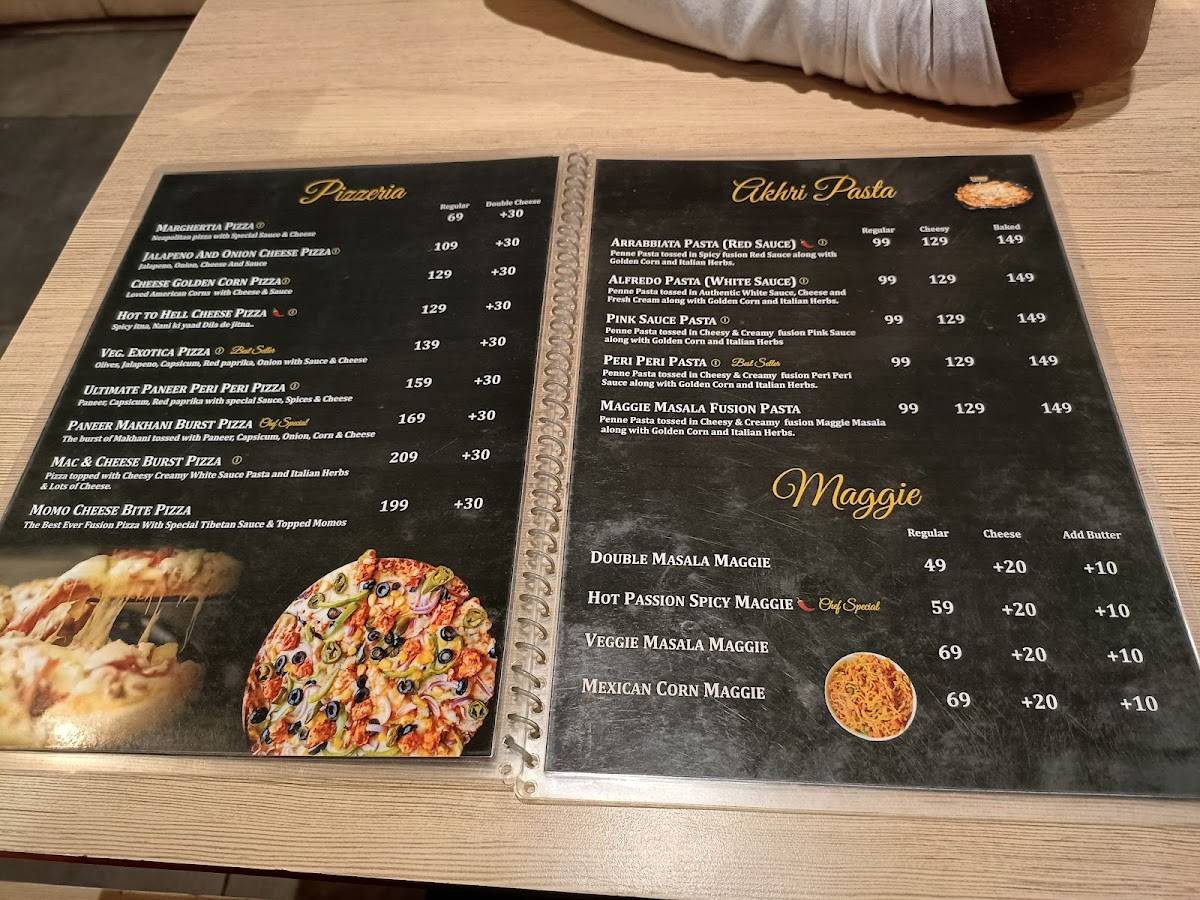 Menu at ZORKO, Brand Of Food Lovers, Rajkot