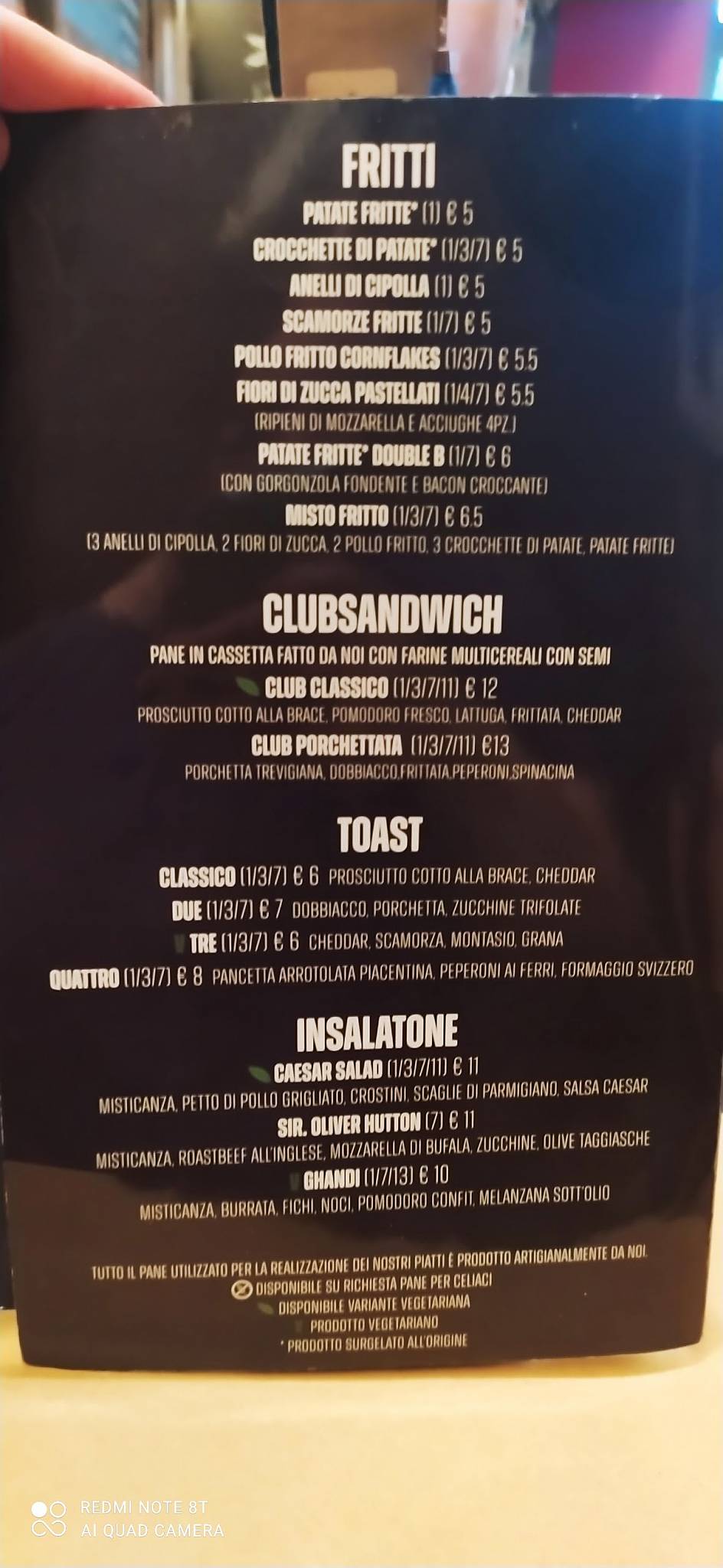 Menu at Double B. Burgers pub & bar, Zero Branco