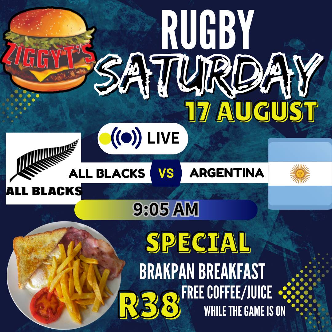 Menu at ZiggyT's Roadhouse,Takeaways and BAR, Brakpan