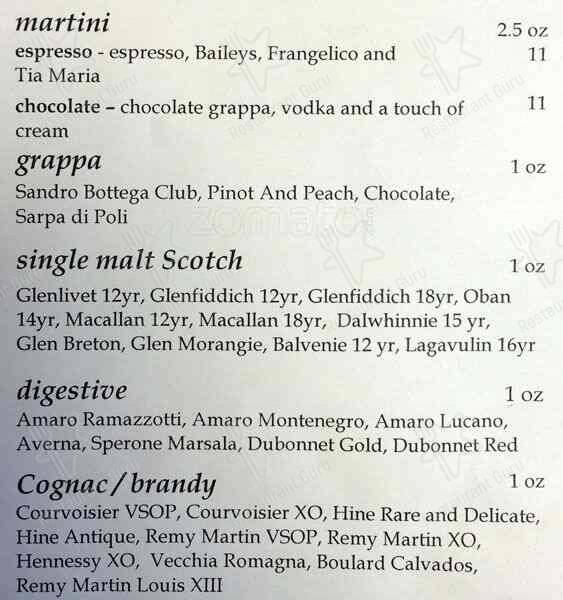 Menu at The Rushton pub & bar, Toronto