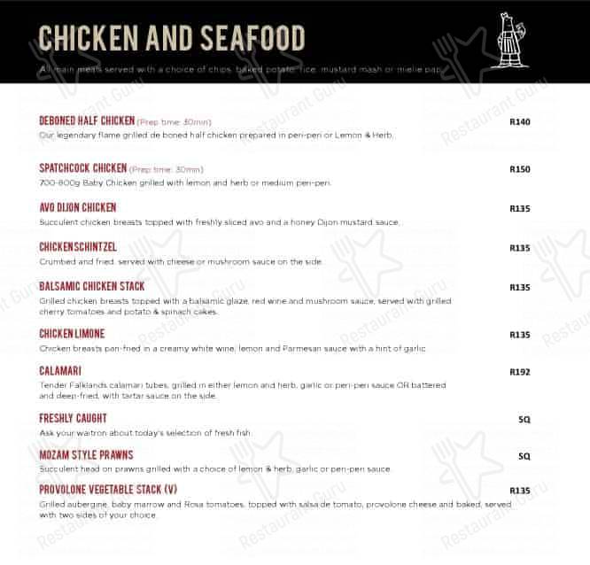 Menu at Butcher Boys uMhlanga BBQ, Durban, Shop 1