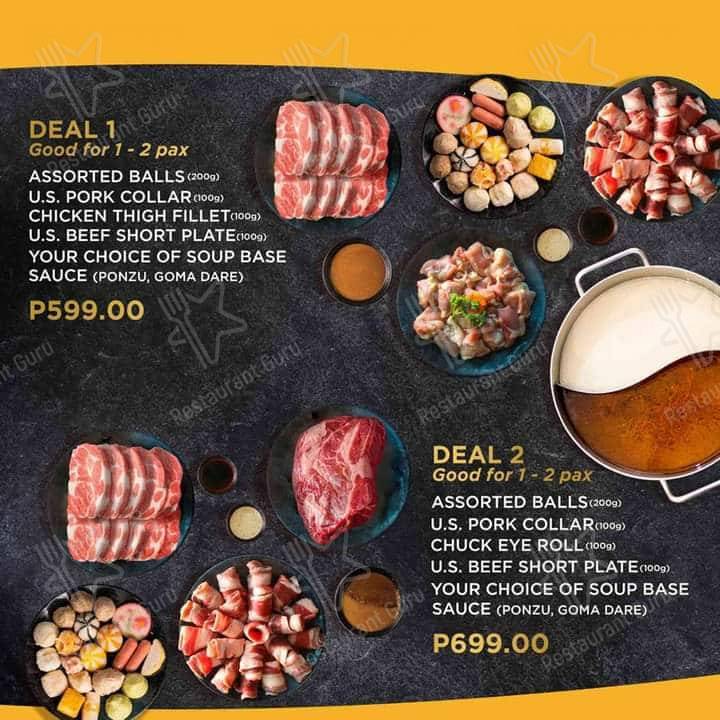 Menu at Nabe Unlimited Japanese Hotpot - Banawe restaurant, Quezon City ...