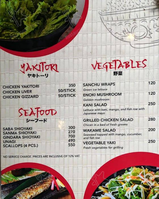 Menu at Nabe Japanese Izakaya and Hotpot - Banawe restaurant, Quezon ...