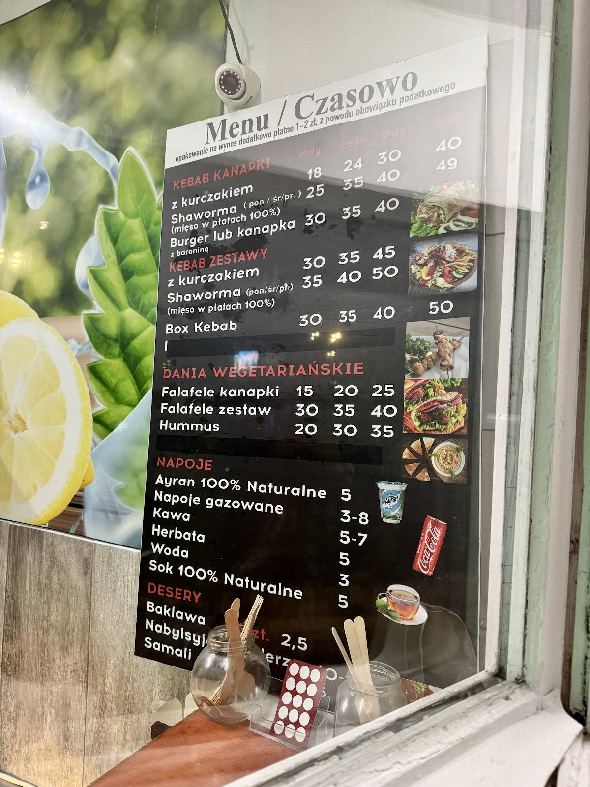 Menu at grillo Bar, Warsaw