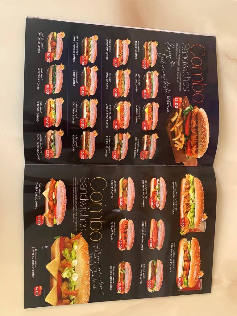 Menu at happy hot&cool, Chennai