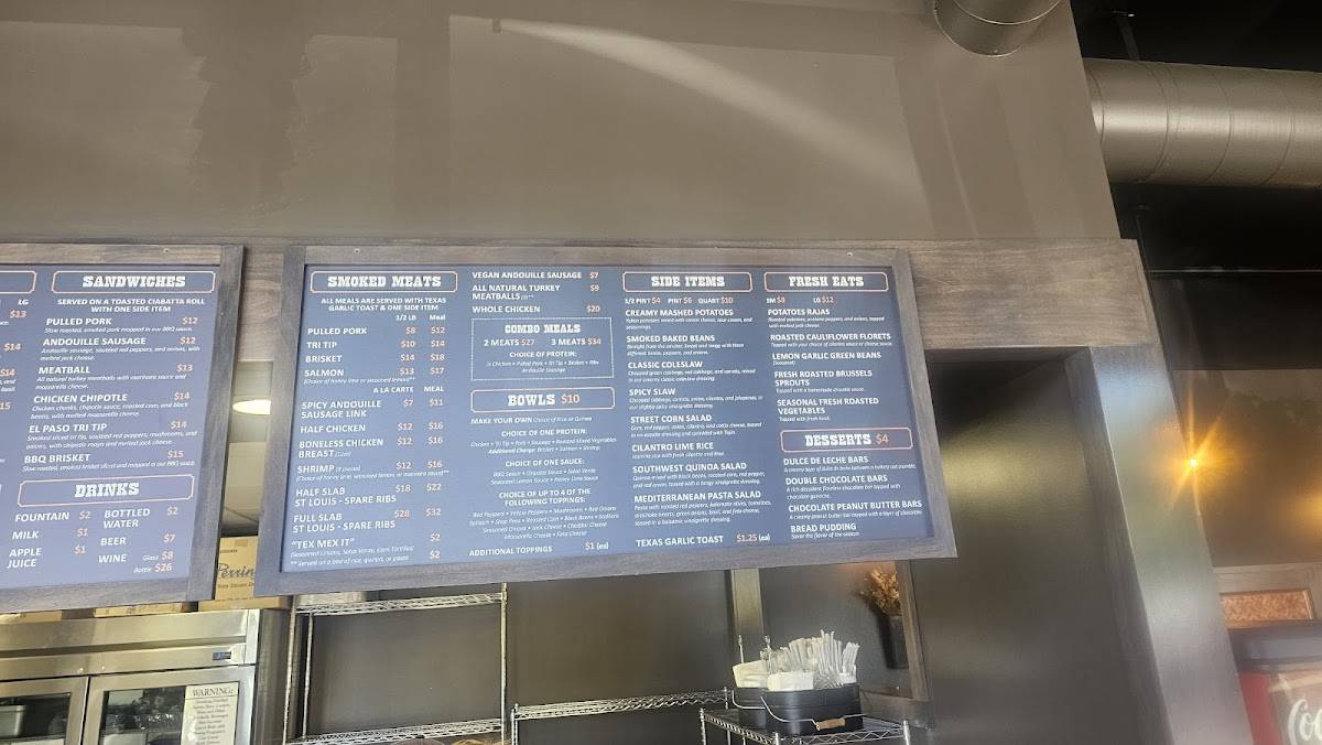 Menu at Copper Hill BBQ, Santa Clarita
