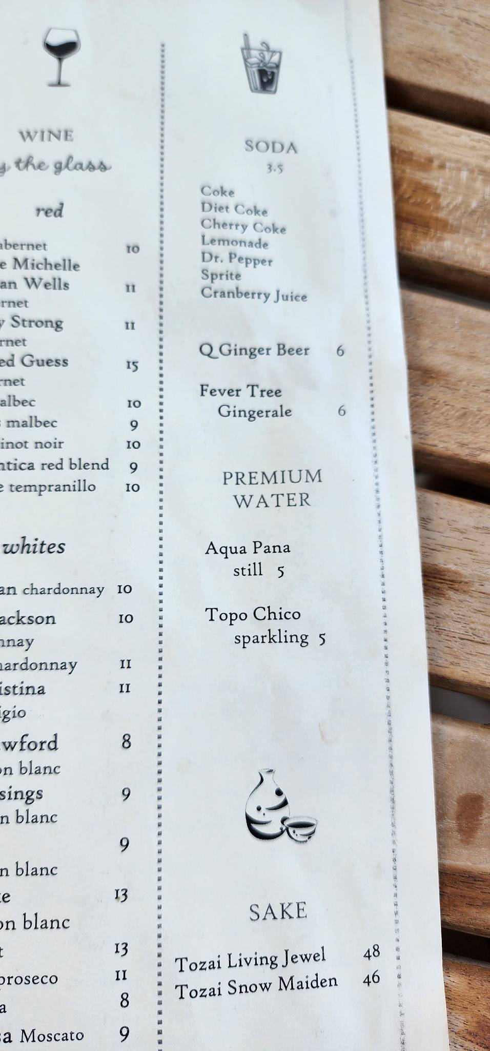 Menu at 40 love restaurant, El Paso
