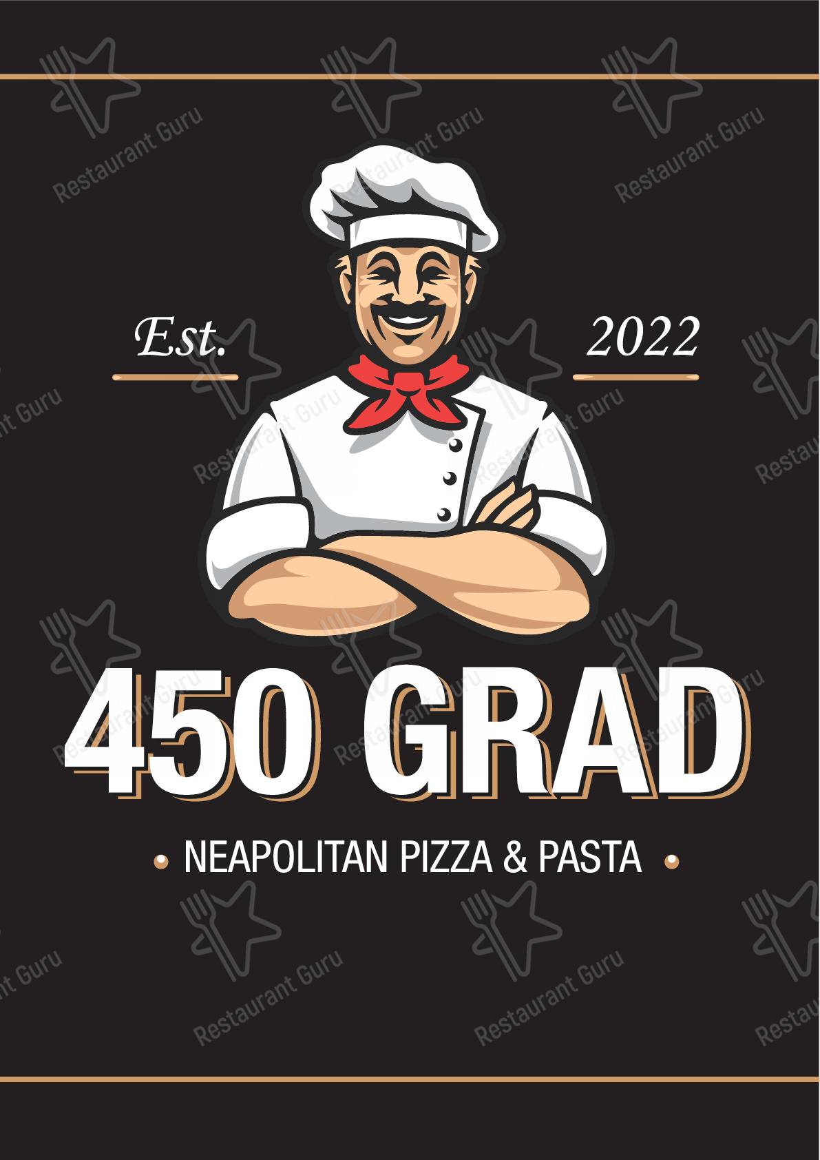 Speisekarte von 450 Grad restaurant, Ibbenbüren