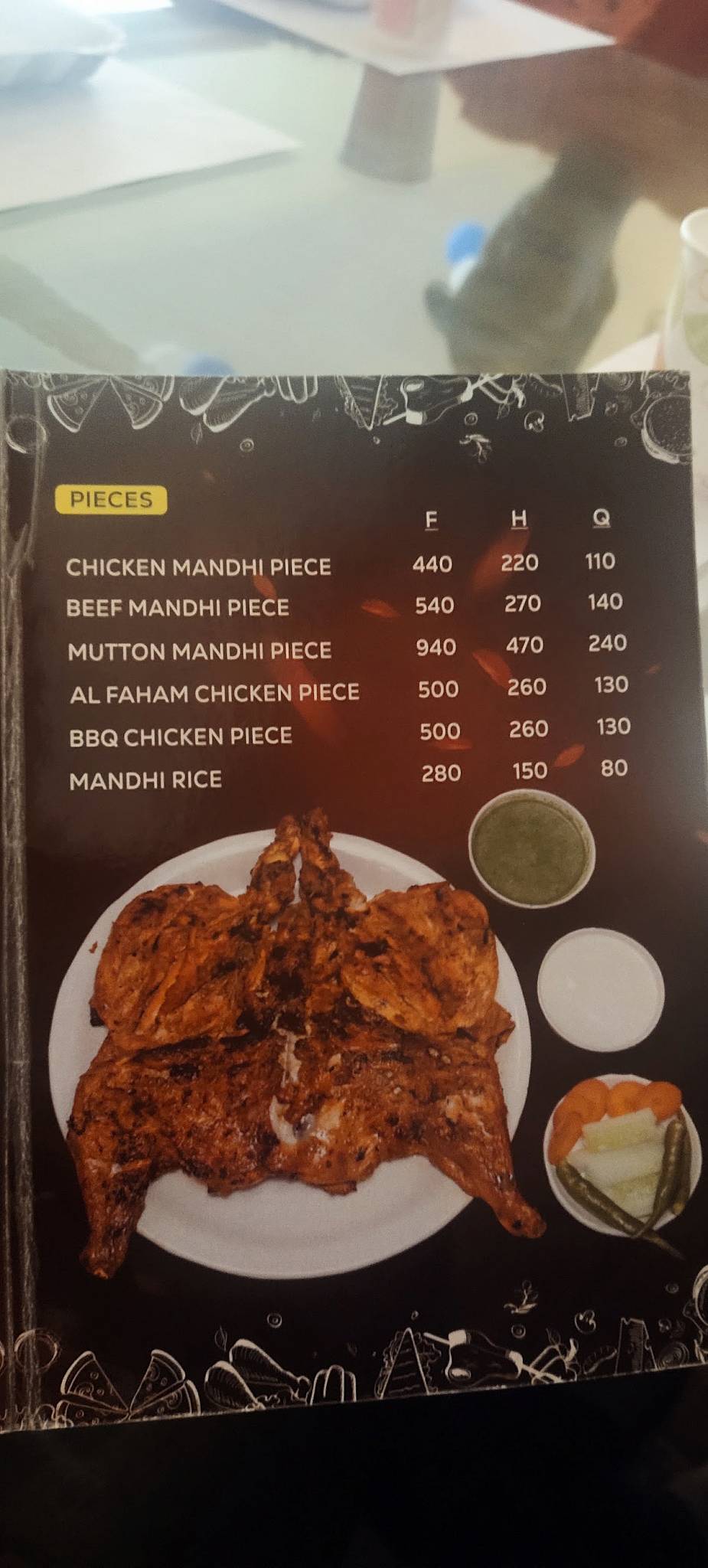 Menu at AL RAZI RESTAURANT,KUZHIMANDHI KOTTAYAM, Kottayam