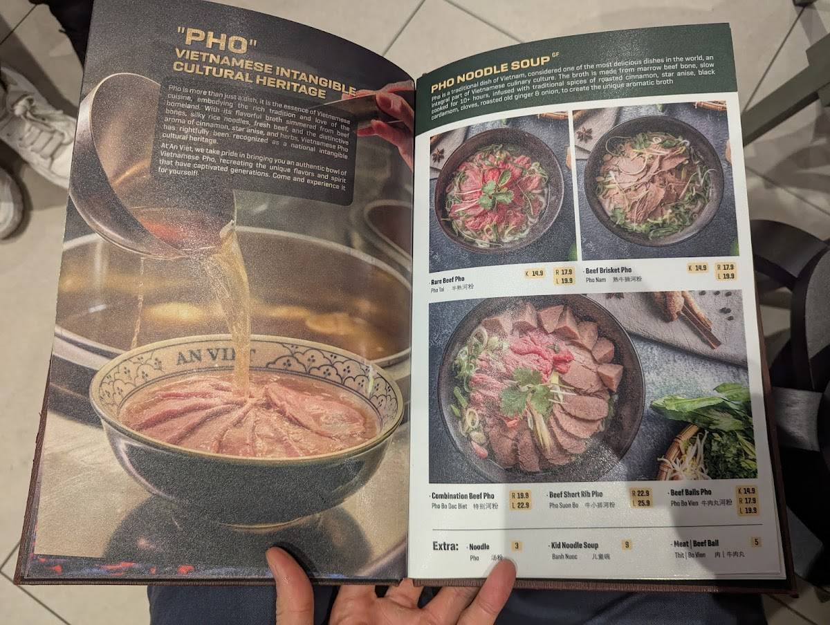 Menu at AN VIET EASTWOOD restaurant, Eastwood