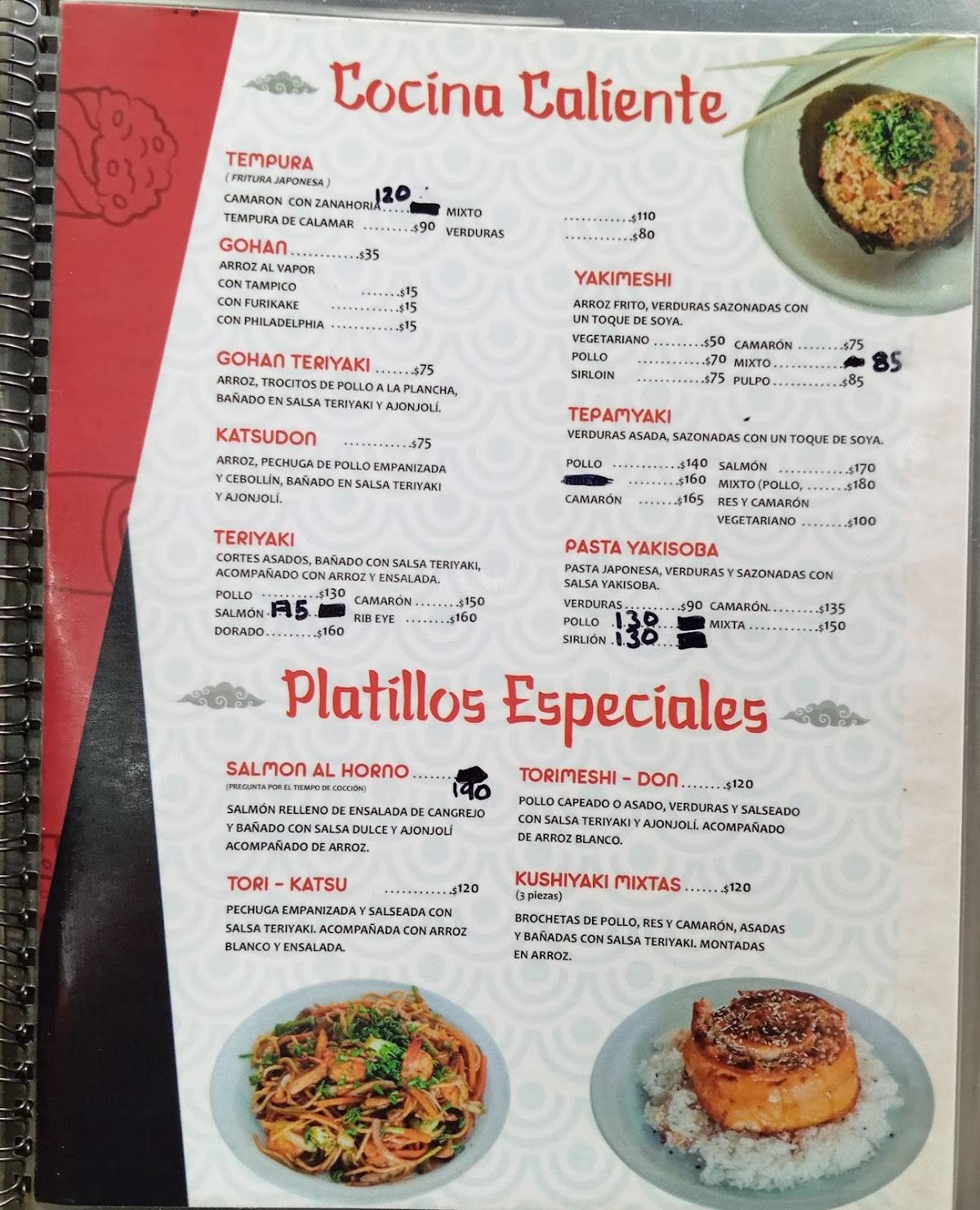 Carta del restaurante ASAHI SUSHI, Acapulco