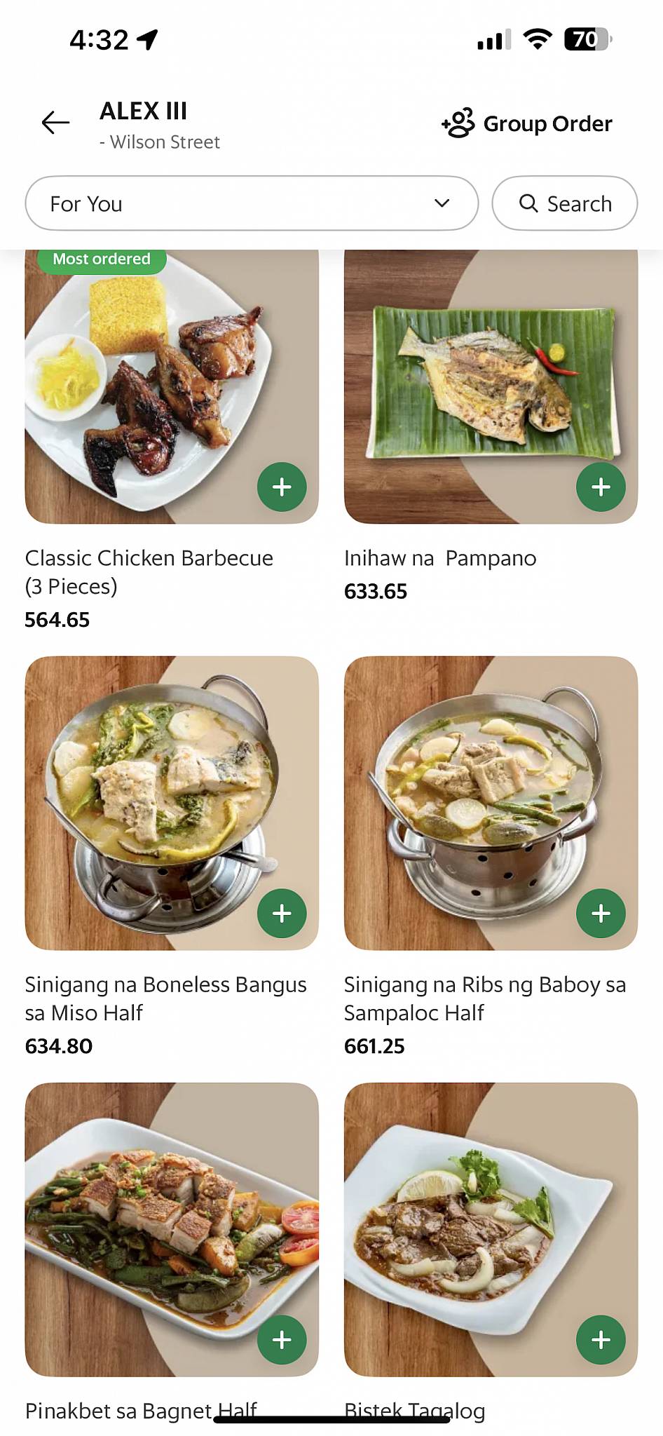 Menu at Alex III restaurant, San Juan, H2WQ+X9J