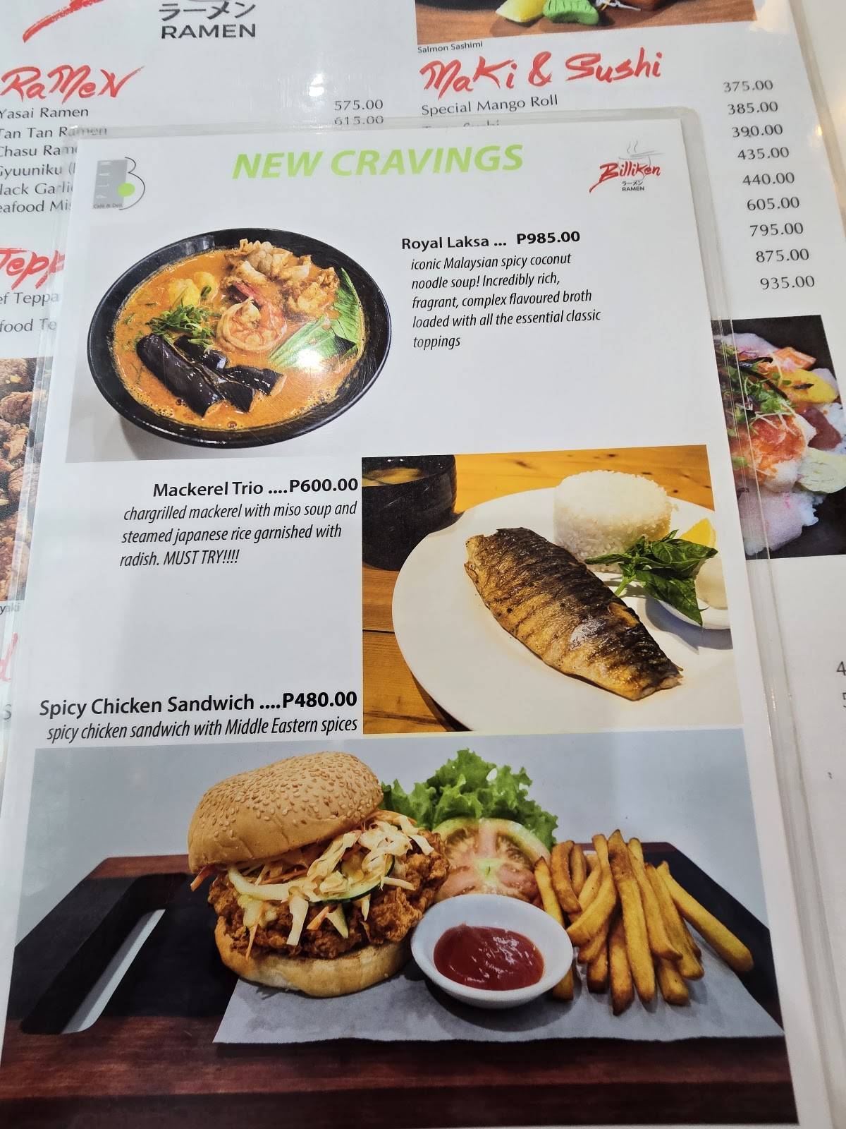 Menu at Amici - The Shops at Ayala Triangle Gardens restaurant, Makati