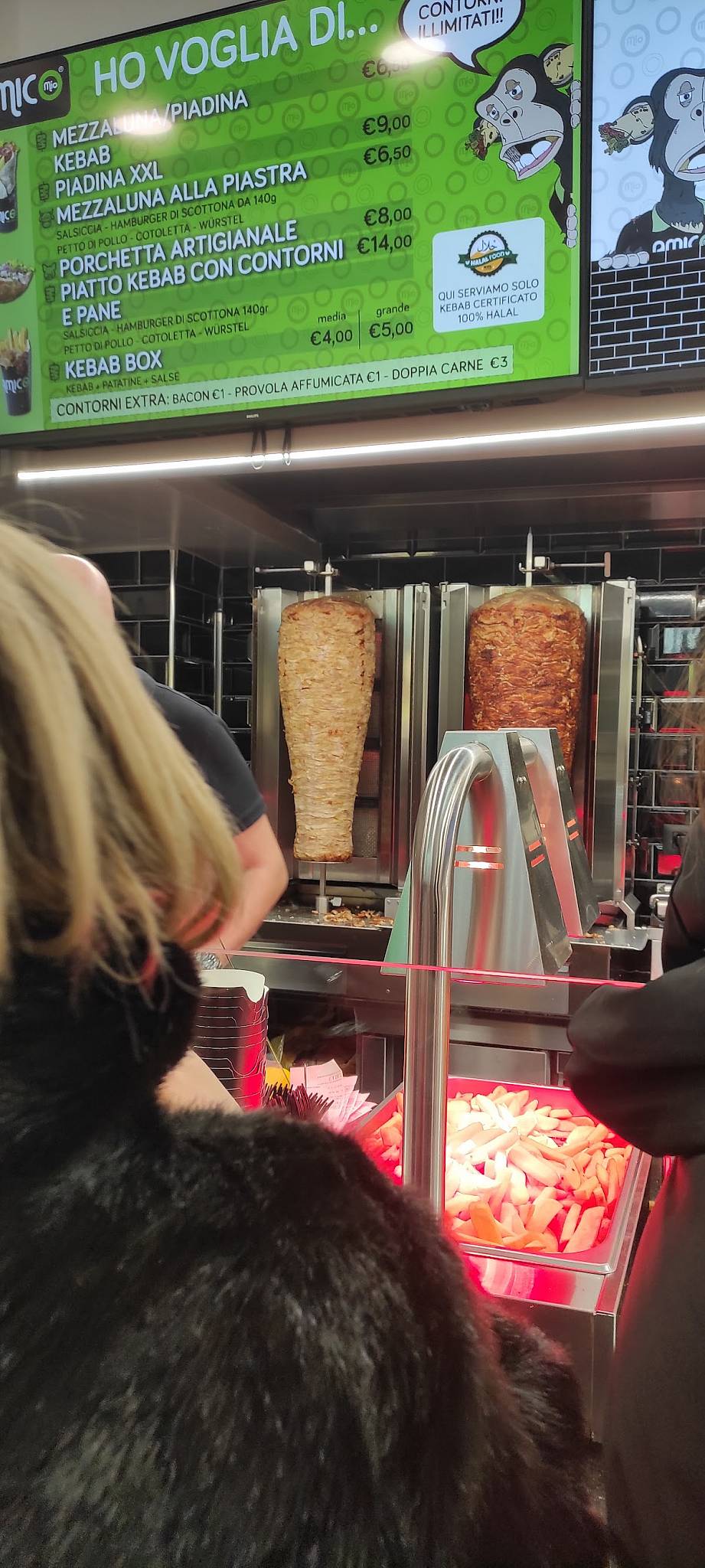 Speisekarte von Amico Mio Kebab & Burger House restaurant, Salerno, Via ...