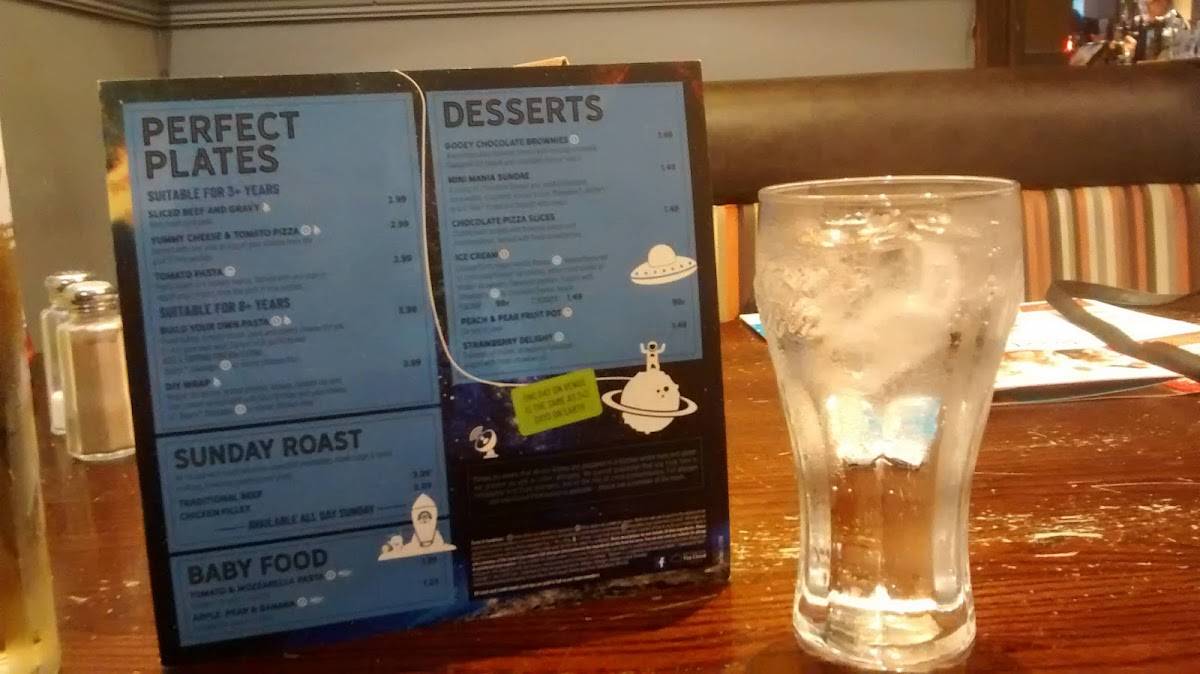 Menu at Angel Inn pub & bar, Leeds, 55 Wakefield Rd