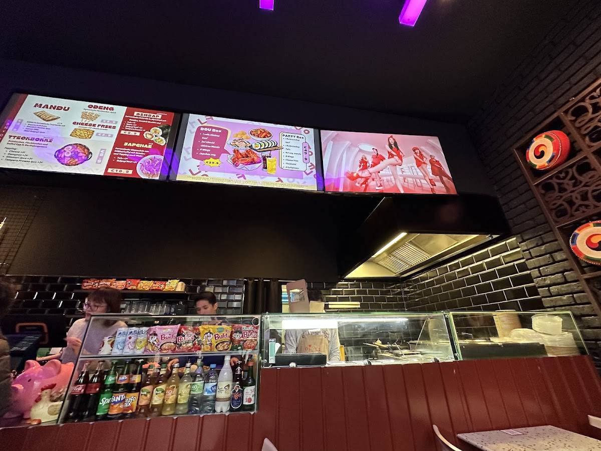 Menu at Anyong! 안녕 Korean Street Food restaurant, Munich