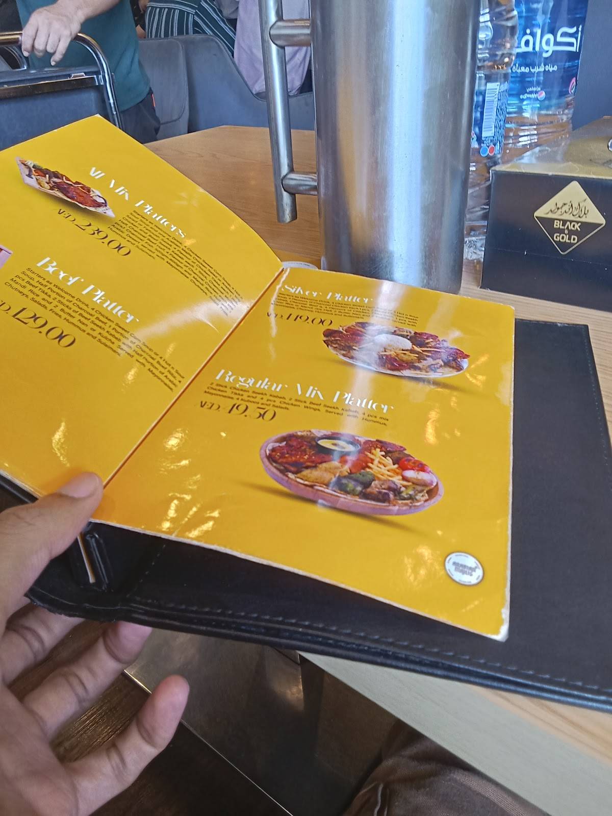Menu at Arabian Majlis Mandi Restaurant, Dubai