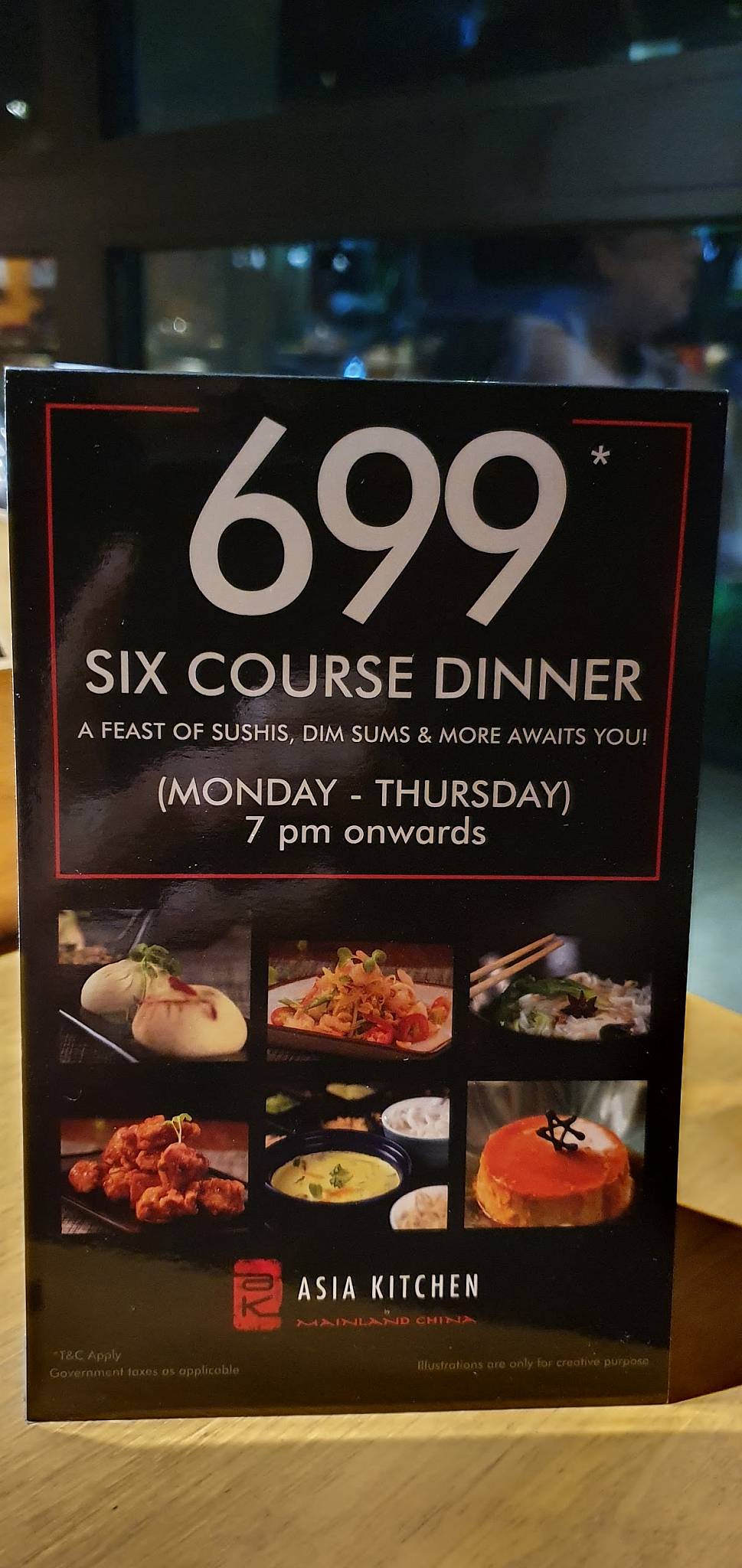 Menu at Asia Kitchen by Mainland China, Pune, Ground Floor