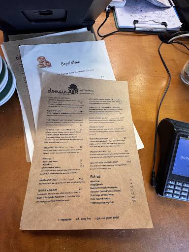 Menu at Domain & Ayr Cafe, Auckland