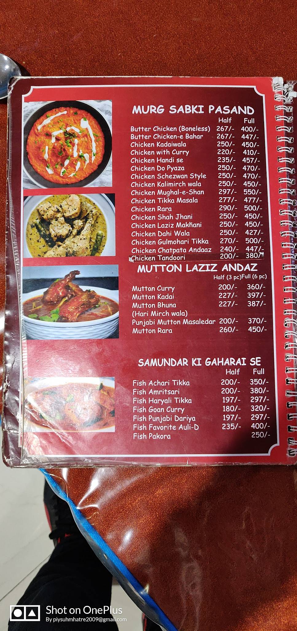 Menu at Auli 'D' Food Plaza, Joshimath