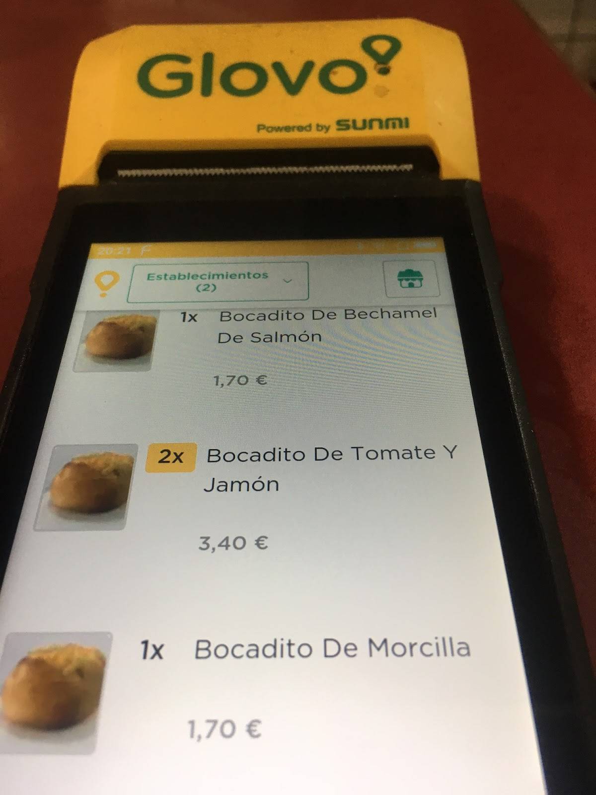 Menu at BOCADITOS CON ALMA restaurant, Alcantarilla