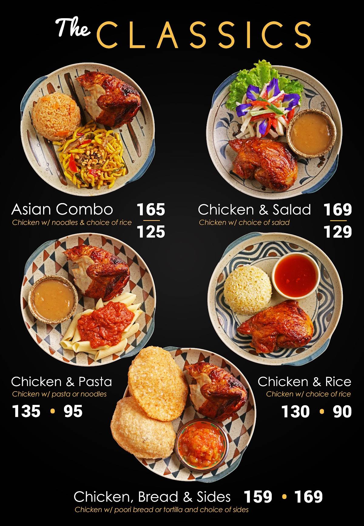 Menu at BUGÓNG cafeteria, Makati, G/F Dela Rosa Car Park