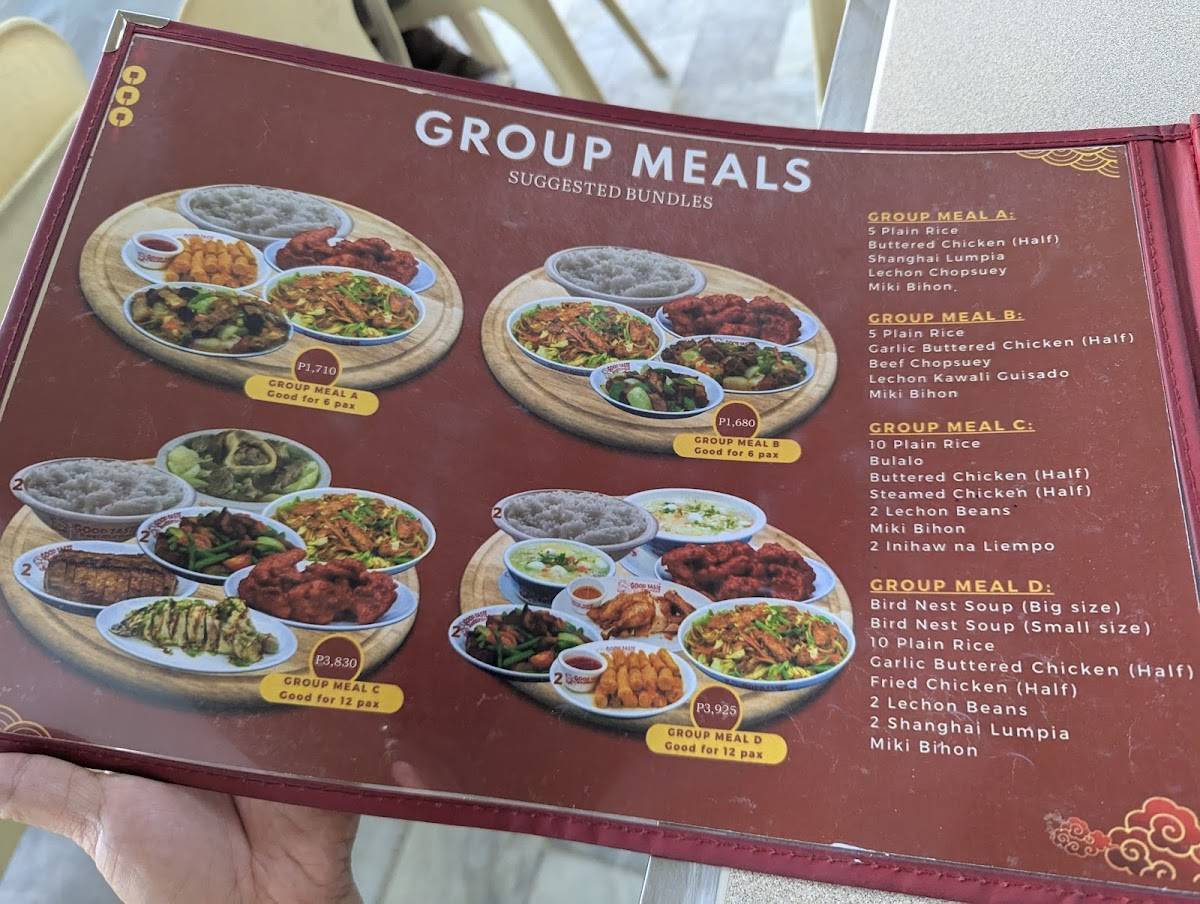 Menu at The Original Good Taste Cafe & Restaurant, Baguio, 8 2600 Lapu ...