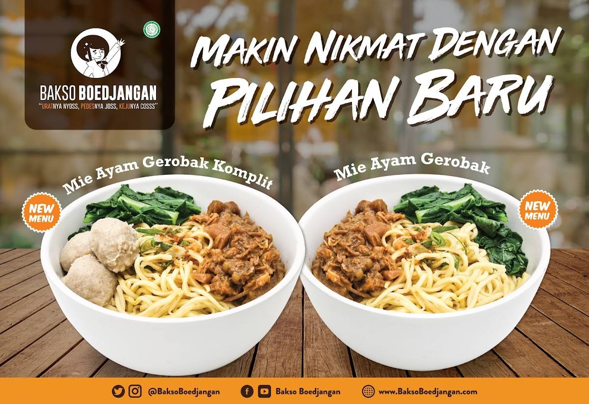 Carta del restaurante Bakso Boedjangan Cibubur, Depok, Jl. Alternatif ...