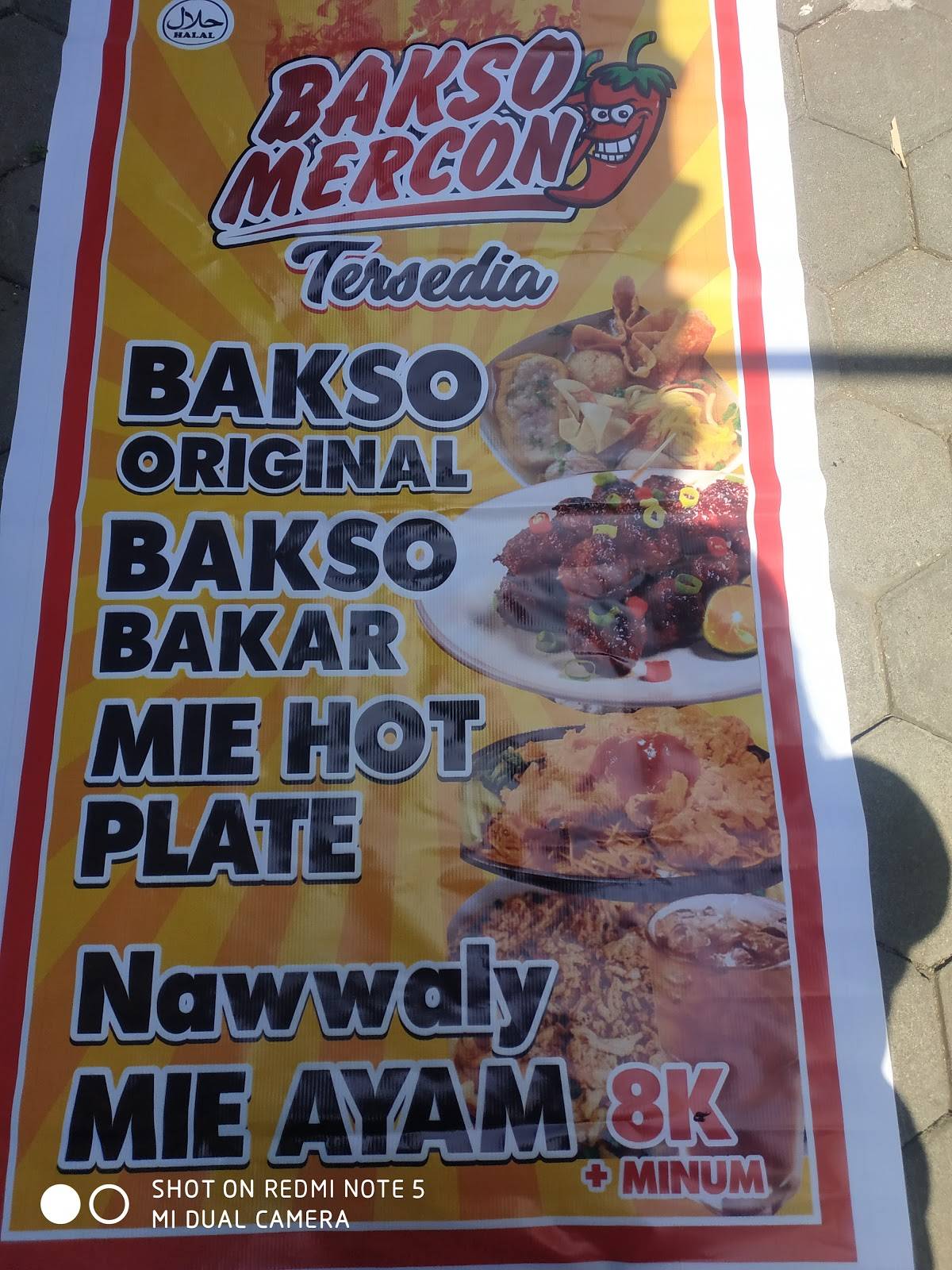 Menu at Bakso Mercon Cabang Alun- Alun Batu restaurant, Malang