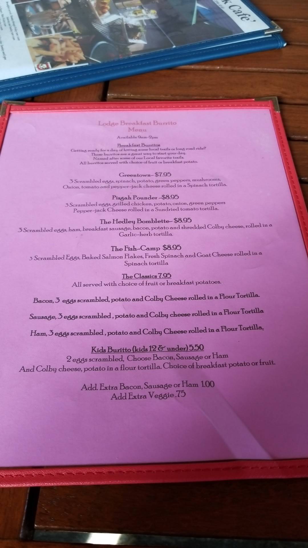 Menu at Banner Elk Cafe & Tavern, Banner Elk, 324 Shawneehaw Ave S ...