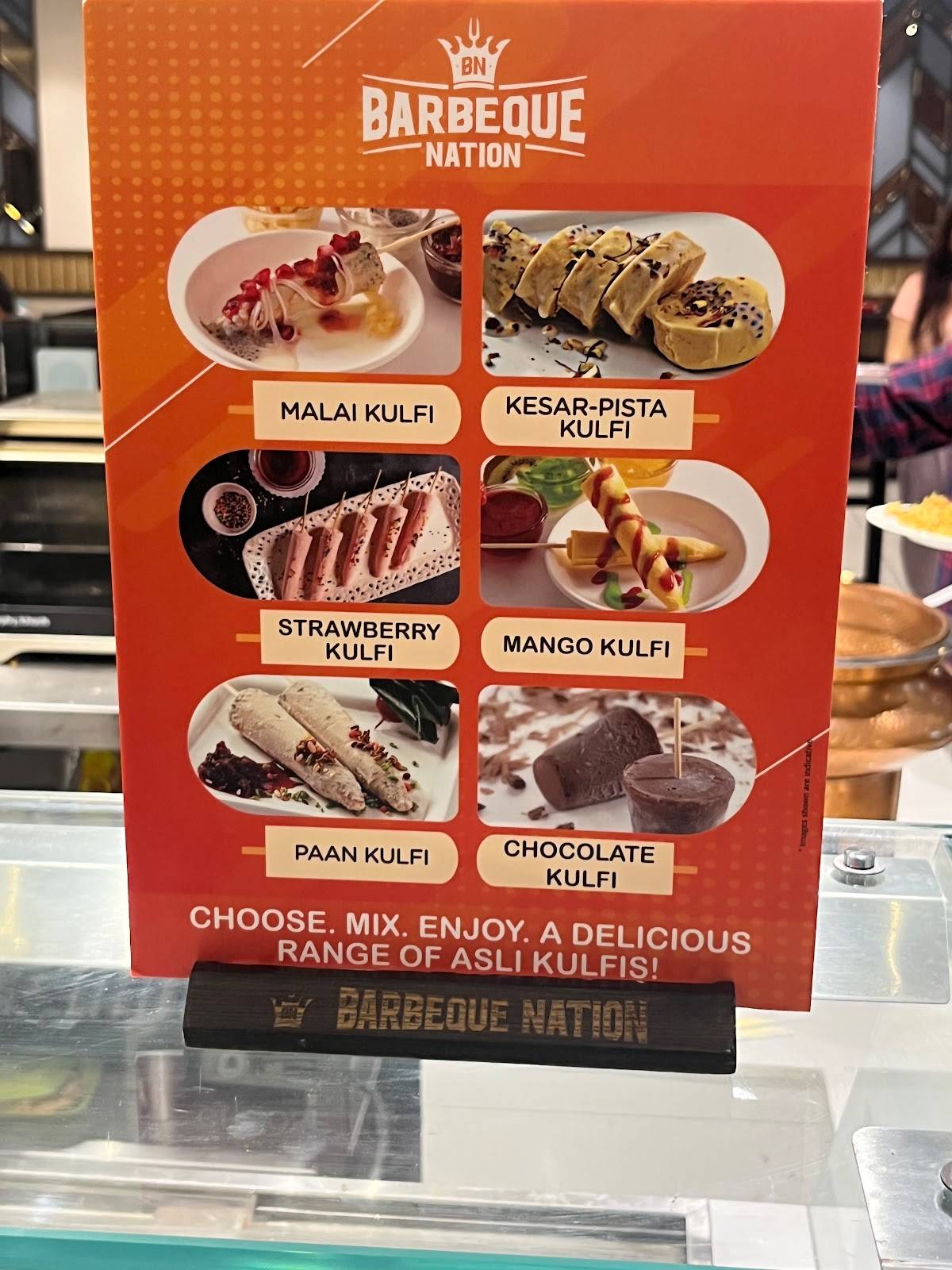 Menu at Barbeque Nation, Ahmedabad