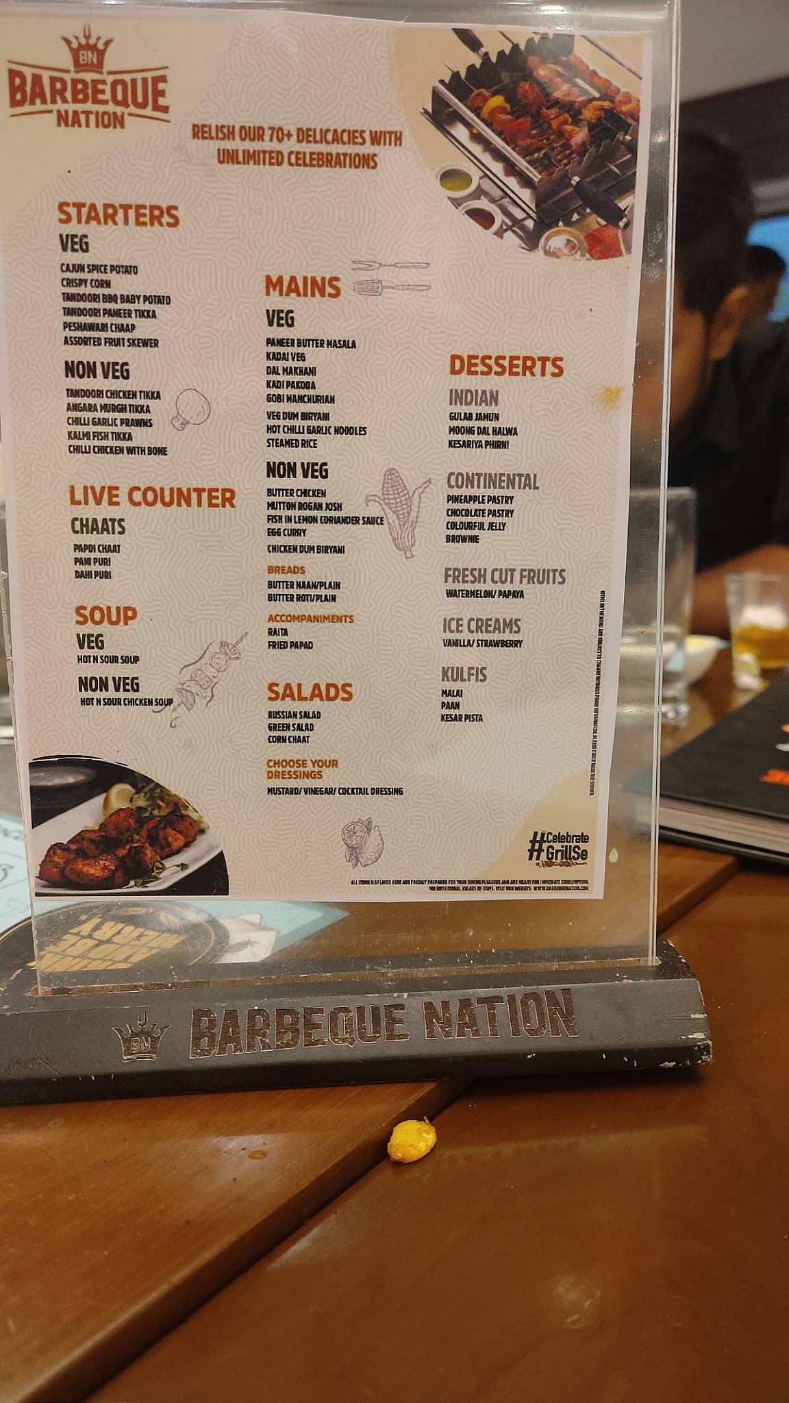 Menu at Barbeque Nation - Bareilly - Civil Lines, Bareilly