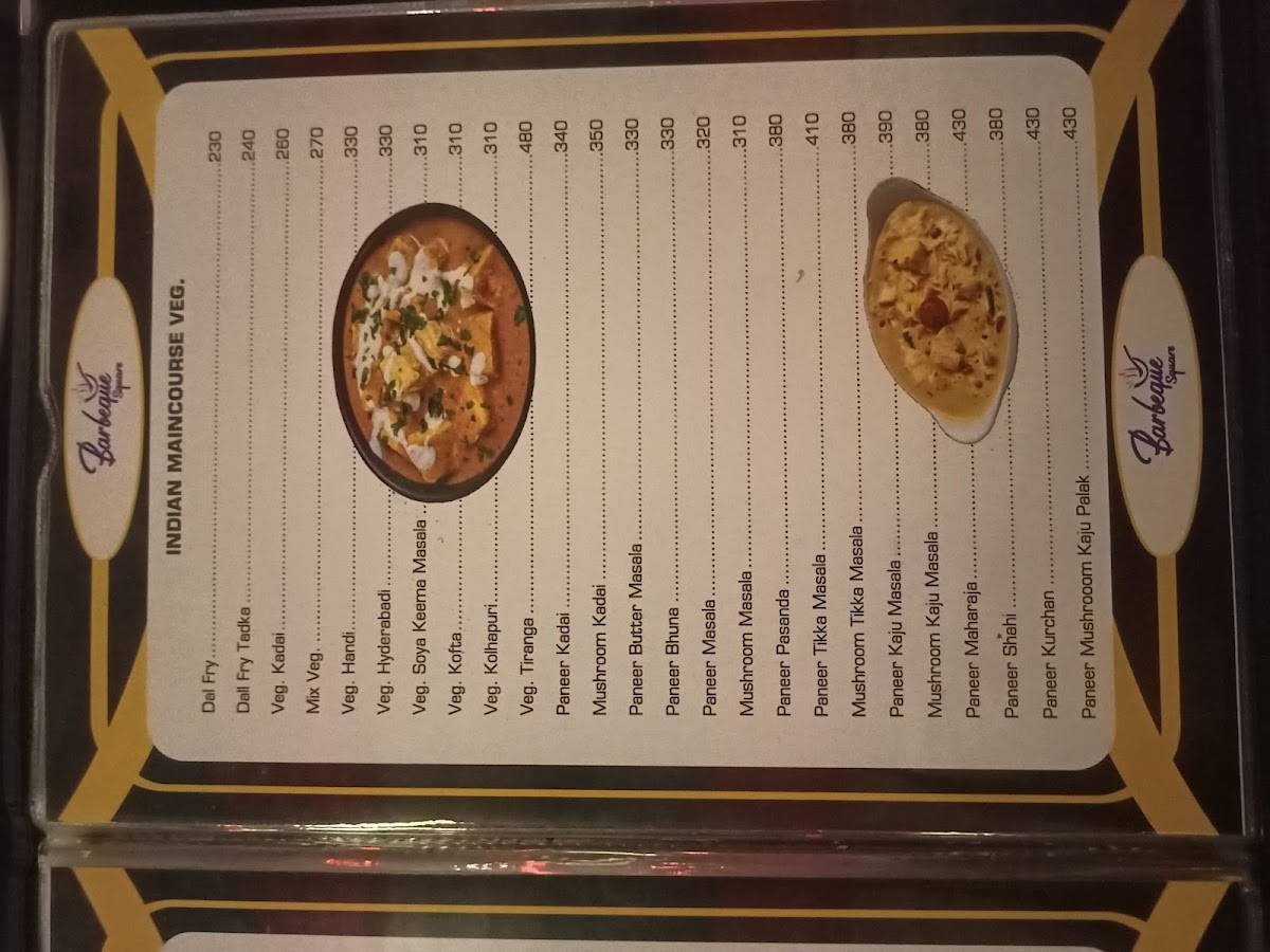 Menu at Barbeque Square, Kalyan
