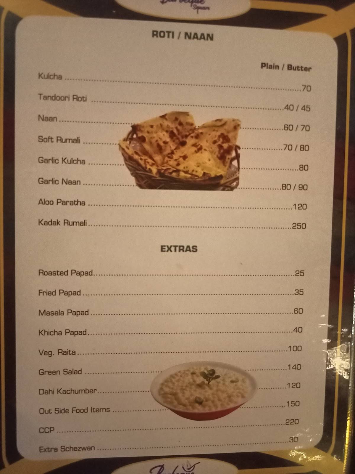 Menu at Barbeque Square, Kalyan