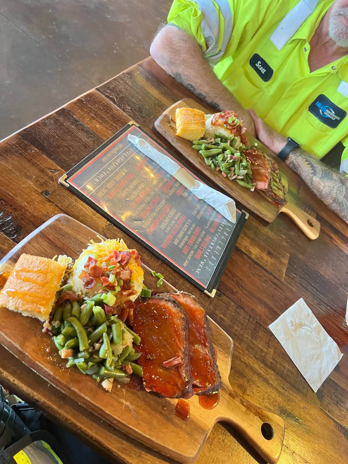 Menu at Barrel Heads, Lawrenceburg