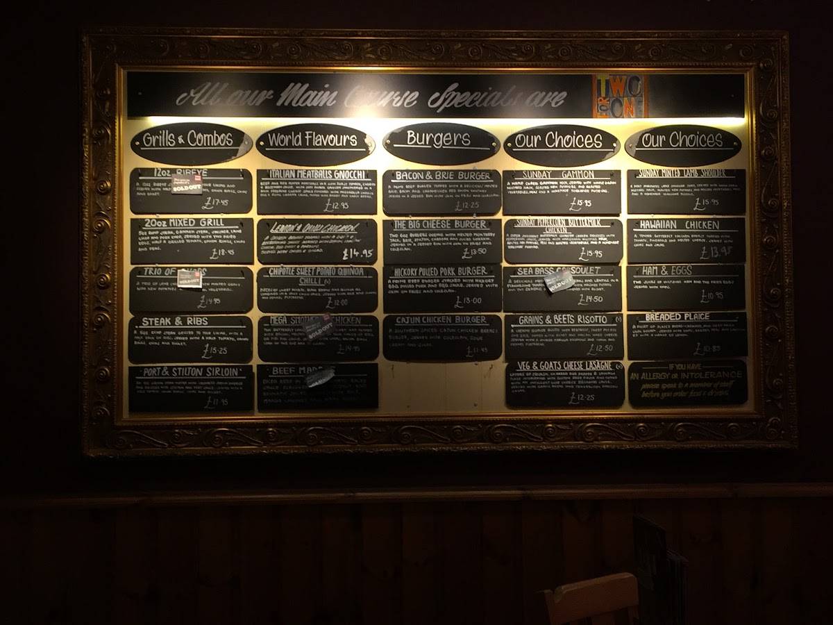 Menu at The Bellflower pub & bar, Garstang