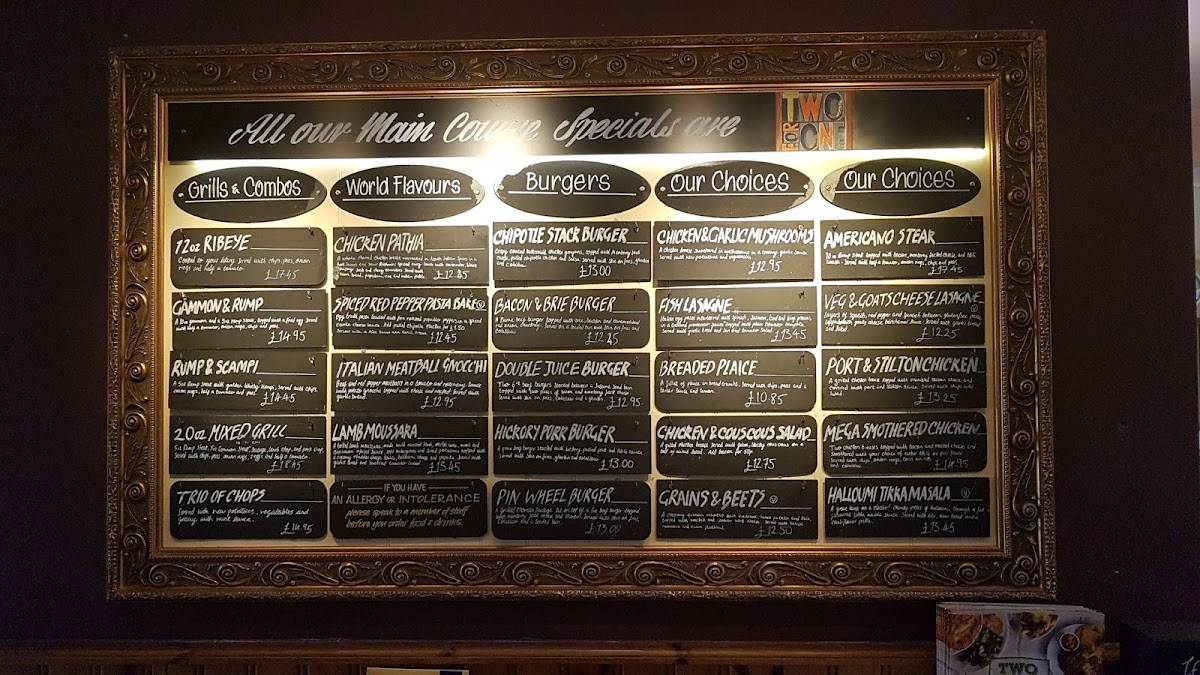 Menu at Bellflower pub & bar, Garstang