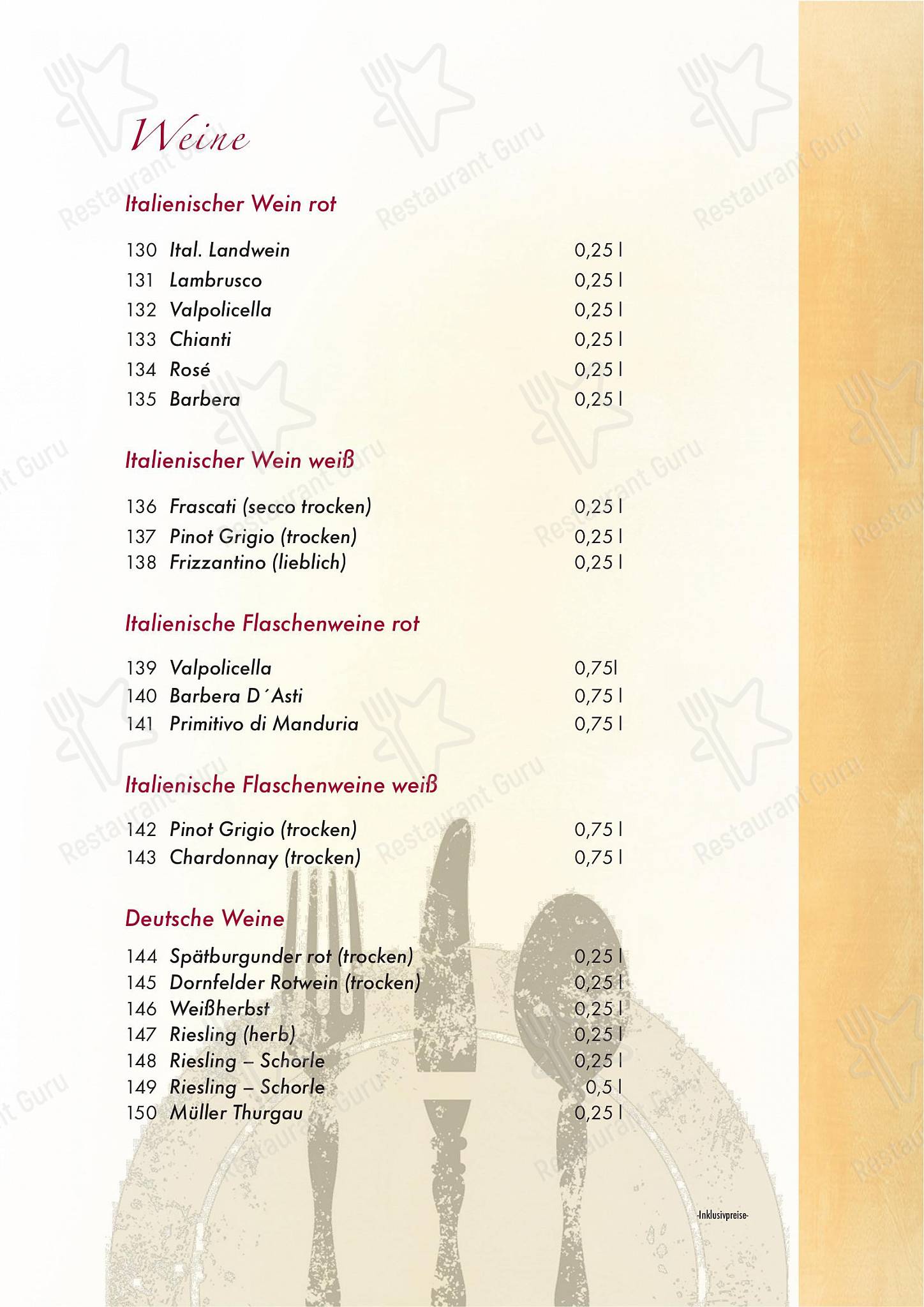 Speisekarte von Ischia pizza, Bellheim