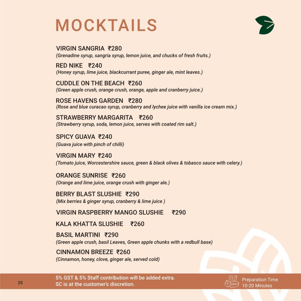 Menu at Neemsi Restaurant, Bengaluru