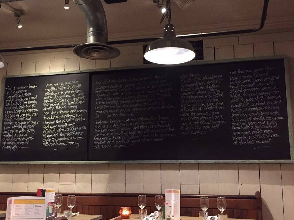 Menu at Bill's Reading Restaurant, Reading