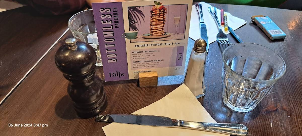 Menu at Bill's Reigate Restaurant, Reigate